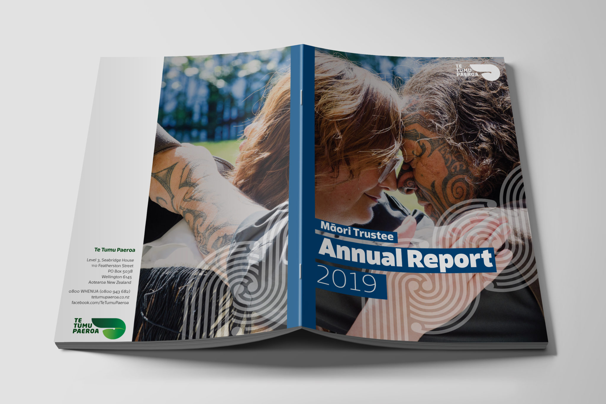 Te Tumu Paeroa's annual report design & print by typesetters Wonderlab